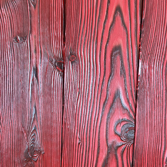 Lobster Red Hemlock Shou Sugi Ban - Veser Antique Woods